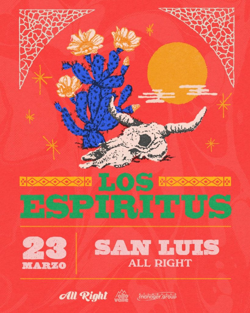 Los Espíritus en All Right. San Luis. 2023 - Ticket